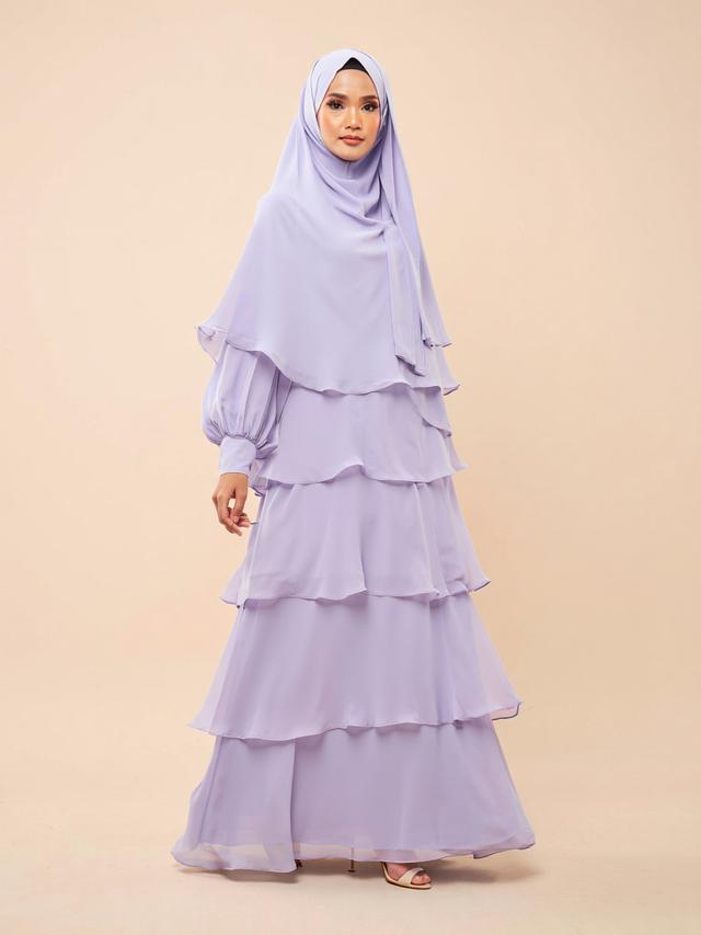 10 Inspirasi Model Gamis Syari A-Line Terbaru yang Sedang Digemari ...