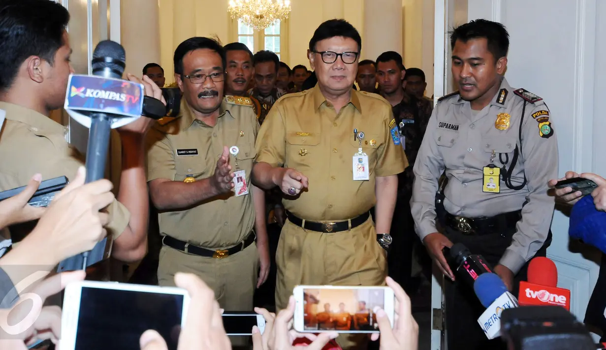 Djarot Resmi Jabat Plt Gubernur DKI Jakarta - Foto Liputan6.com