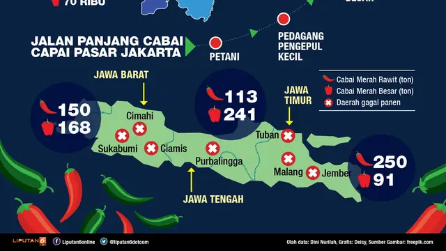 6 Jenis Cabai Khas Indonesia, Cek Karakteristik dan Fungsinya ...