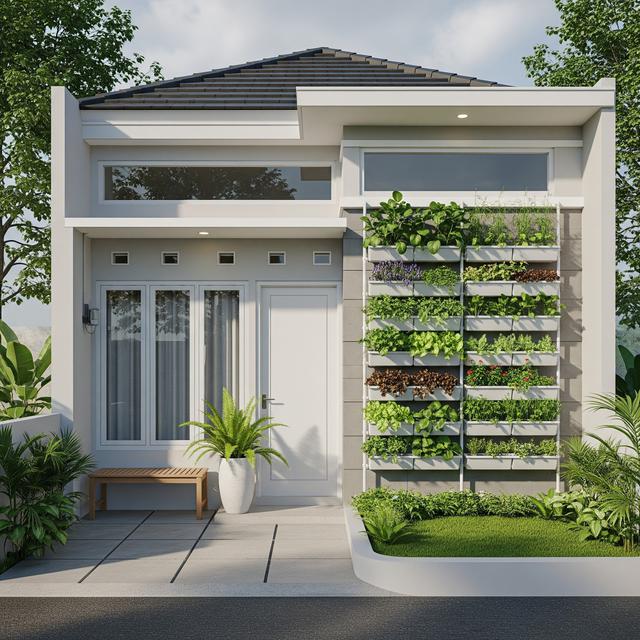 9 Desain Rumah Sederhana dengan Kebun Sayur, Harmoni Hunian Minimalis
