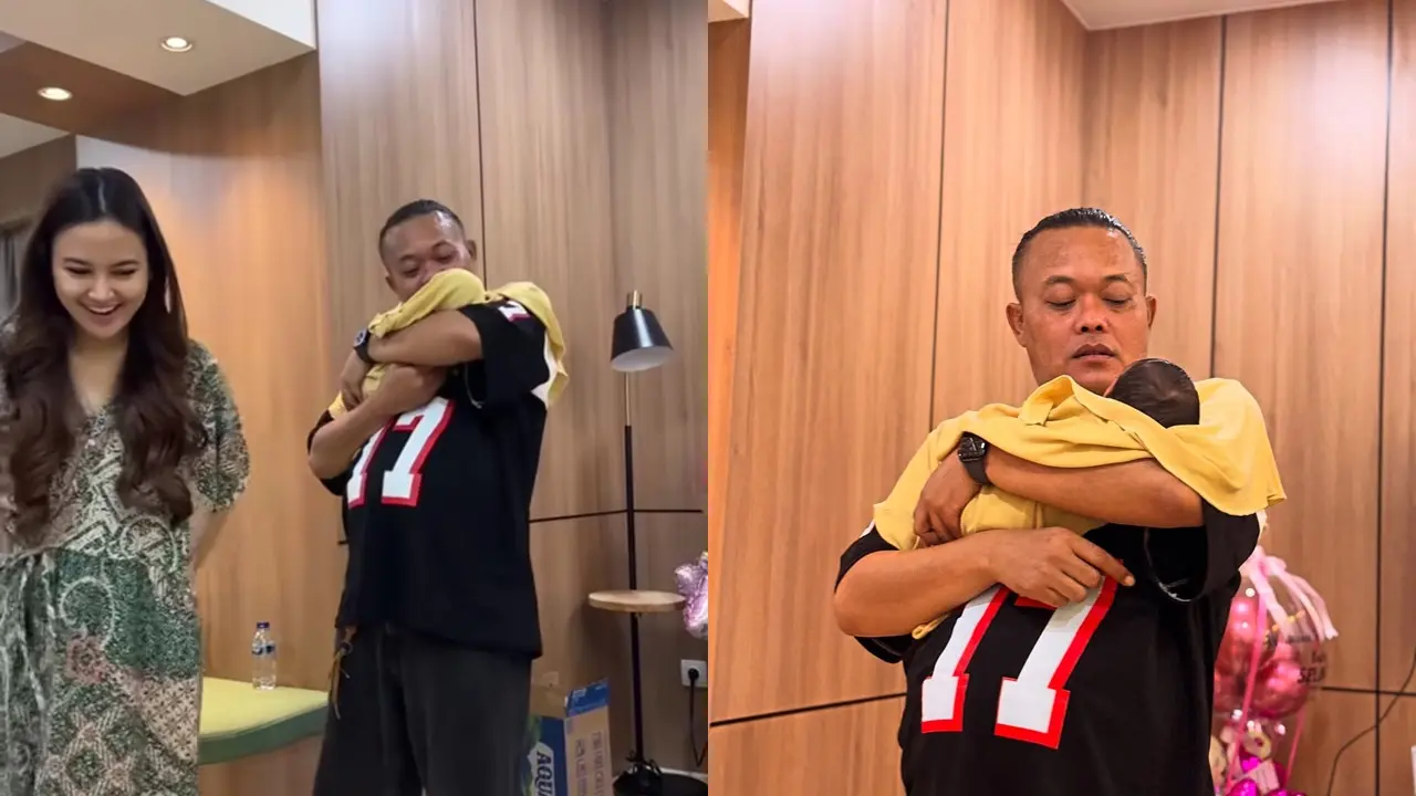 7 Potret Sule Bertemu Cucu Pertama, Penampilan Mahalini Berdaster Jadi Sorotan - Hot Liputan6.com