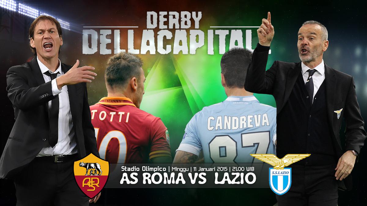 Susunan Pemain Derby Roma - Bola Liputan6.com