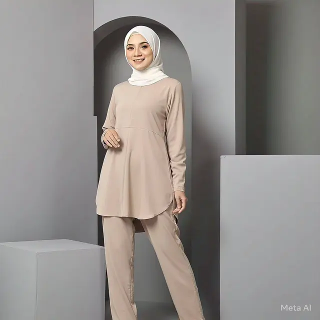 18 Model Baju Gamis Polos Modern Terbaru 2025, Buat Penampilan Lebih Anggun - Hot Liputan6.com
