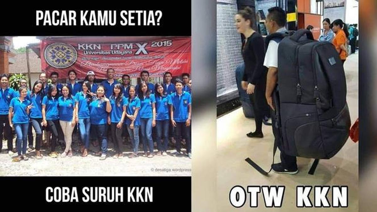 7 Meme Kisah Kocak Mahasiswa Jalani KKN Ini Bikin Senyum Sendiri