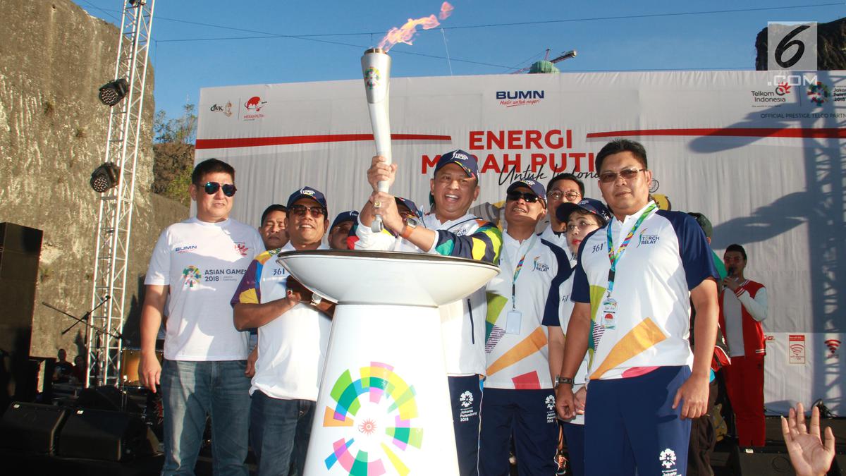 FOTO: Semarak Pawai Obor Asian Games 2018 di Bali