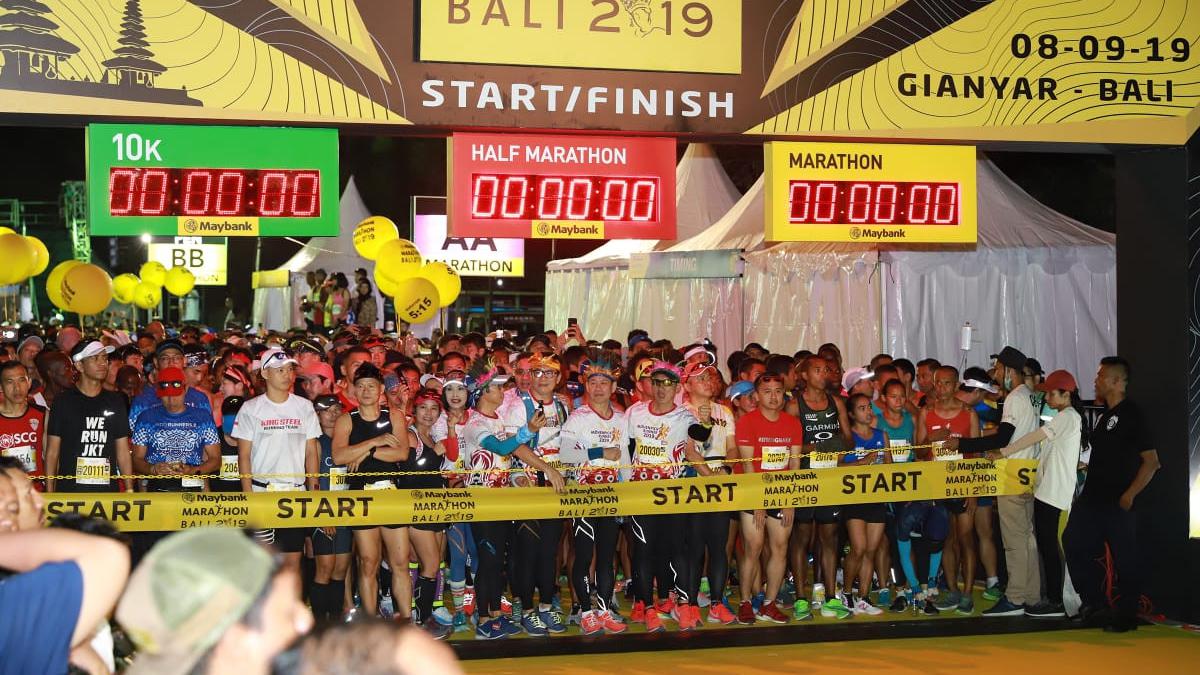 Pelari Kenya Mendominasi Marathon Bali 2019