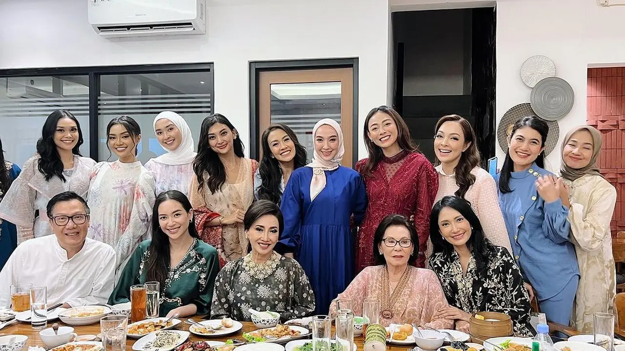 Potret Bukber Alumni Puteri Indonesia, Tampilan Rahma Landy yang Cantik ...