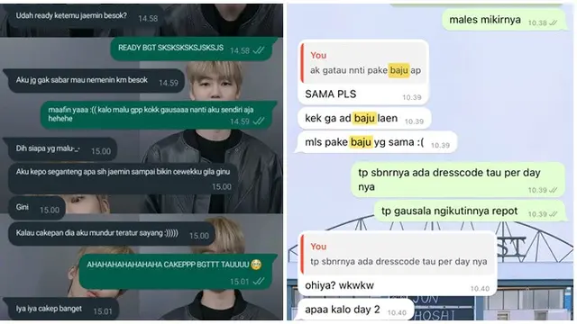 6 Balasan Chat Cowok ke Pacar Bahas Konser NCT Dream Ini Pengertian ...