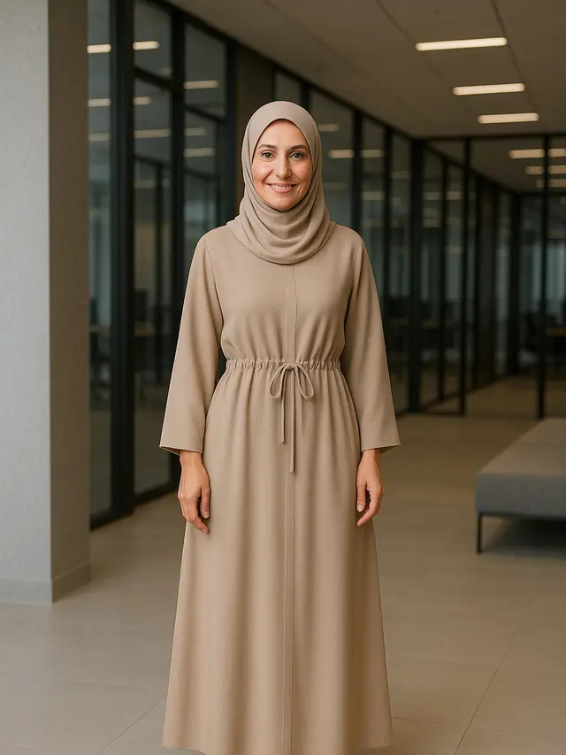 8 Model Kaftan Abaya Terbaru agar Ibu-Ibu 50 Tahun Tampil Jauh Lebih ...