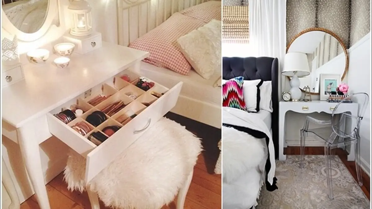 Inspirasi Desain Meja Rias Super Praktis dan Cantik - Photo Fimela.com
