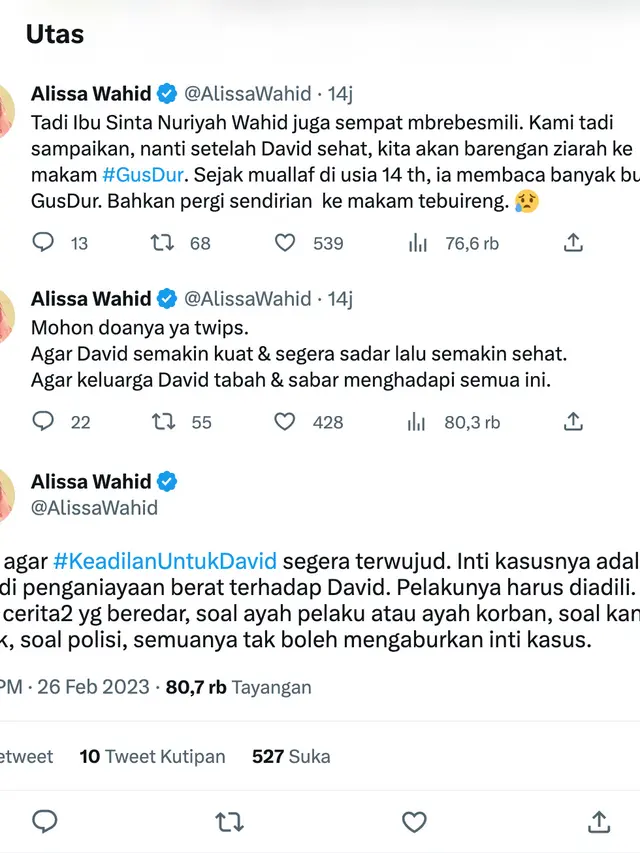 David Latumahina Mualaf Usia 14 Tahun, Pergi Sendiri ke Makam Tebuireng Setelah Baca Buku Gus ...