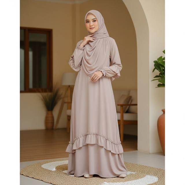 9 Model Gamis Simple Polos Elegan Anti Bau, Tampil Anggun Bebas Khawatir