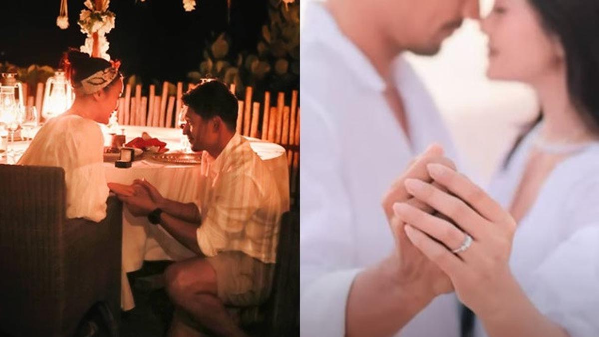 6 Momen Ibnu Jamil Melamar Ririn Ekawati, Dinner Romantis di Sumba - Hot Liputan6.com
