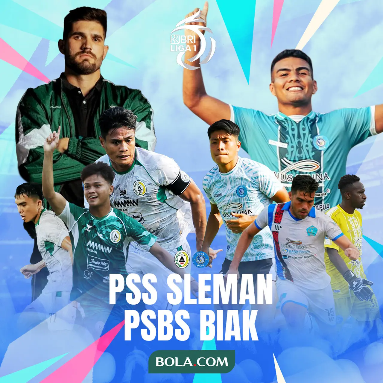 Duel Antarlini PSS Sleman Vs PSBS Biak di BRI Liga 1: Adu Tajam Lini Depan - Indonesia Bola.com