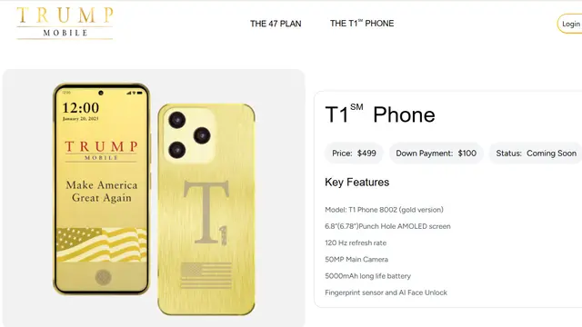 Donald Trump Rilis Smartphone Trump Mobile T1, Pembesutnya Pabrikan ...