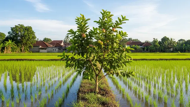 7 Pohon Buah yang Tidak Mengganggu Pertumbuhan Padi di Sawah, Panen ...