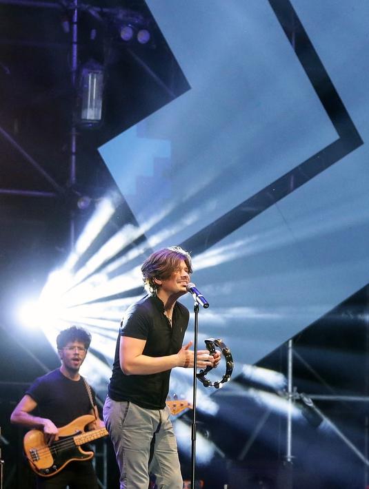 Aksi Panggung Hanson di The 90's Festival 2019 - Photo Fimela.com