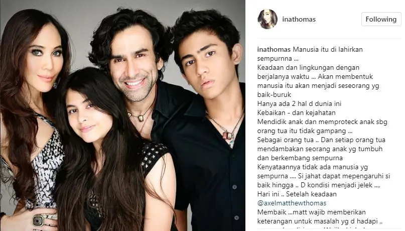 Anak Jadi Tersangka, Istri Jeremy Thomas: Mama Bangga, Nak... - ShowBiz ...