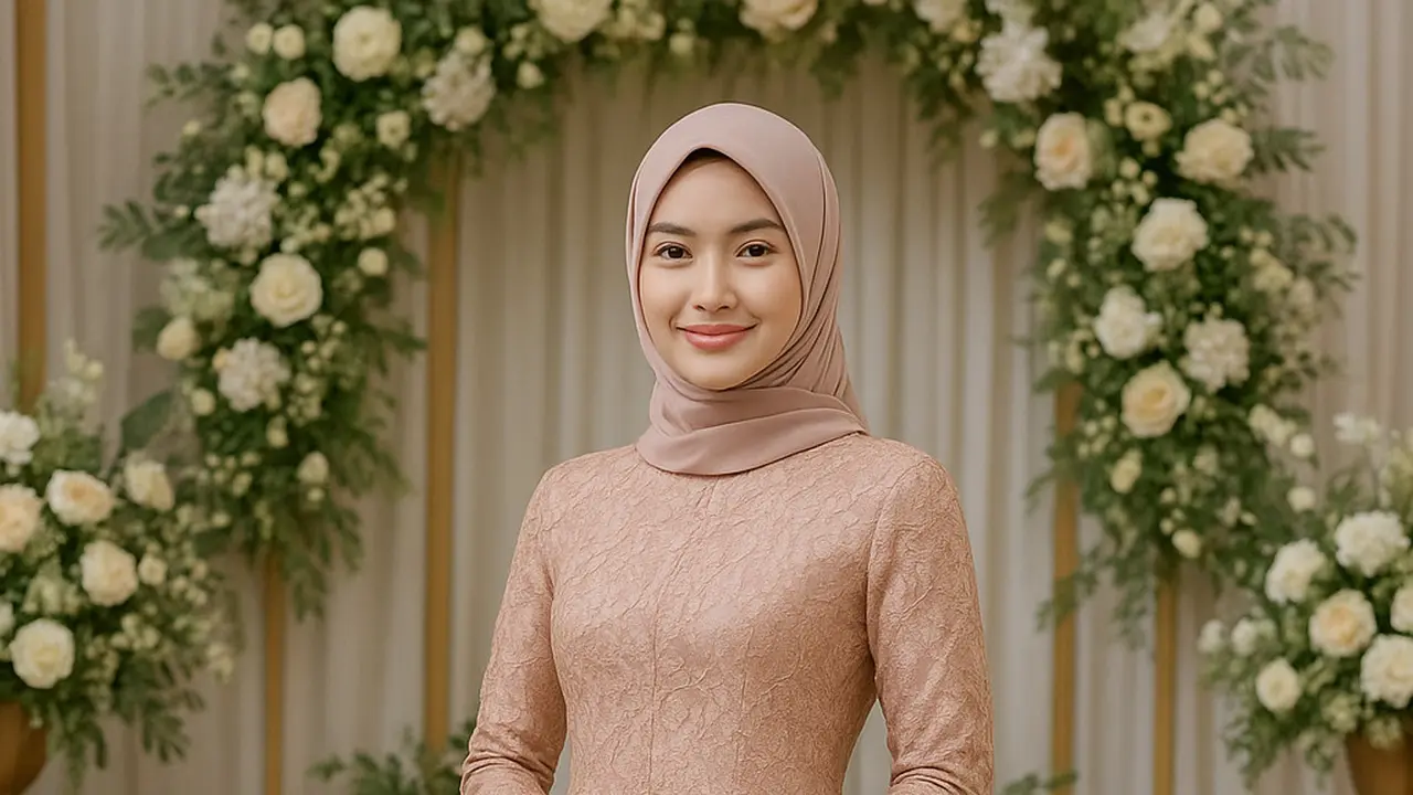 10 Model Kebaya Brokat Among Tamu Terbaru 2025 untuk Muslimah, Tampil ...