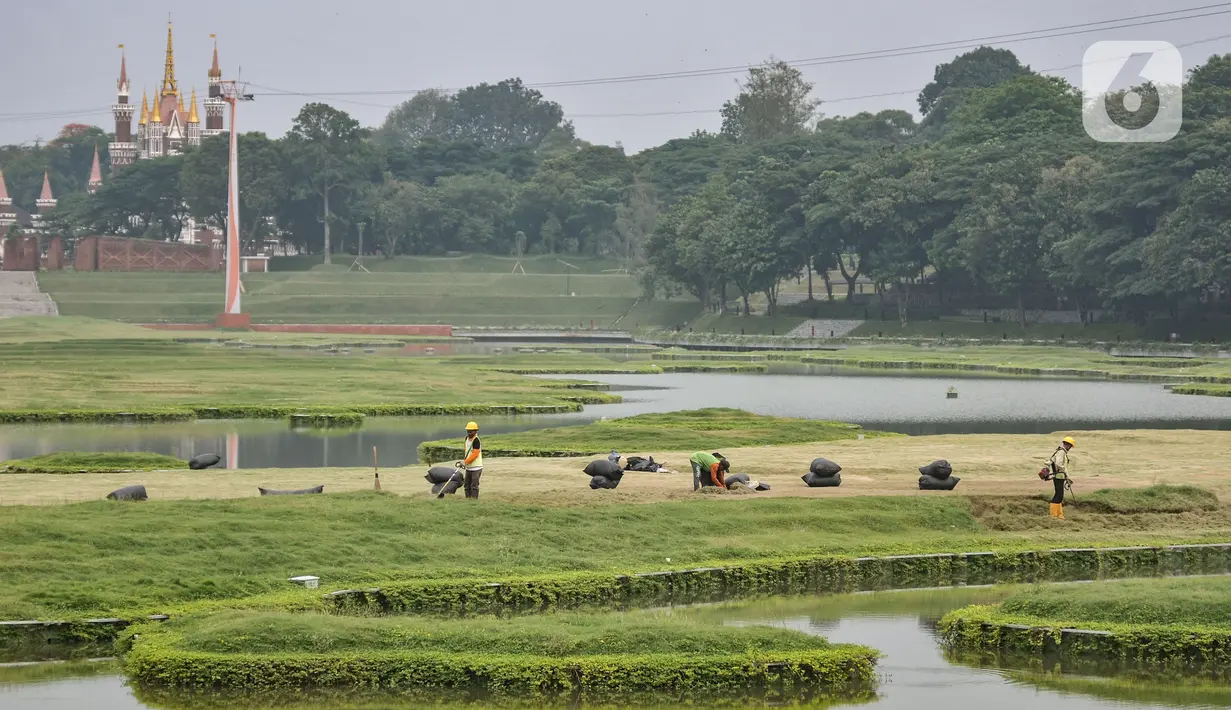 Melihat Revitalisasi TMII yang Hampir Rampung - Foto Liputan6.com