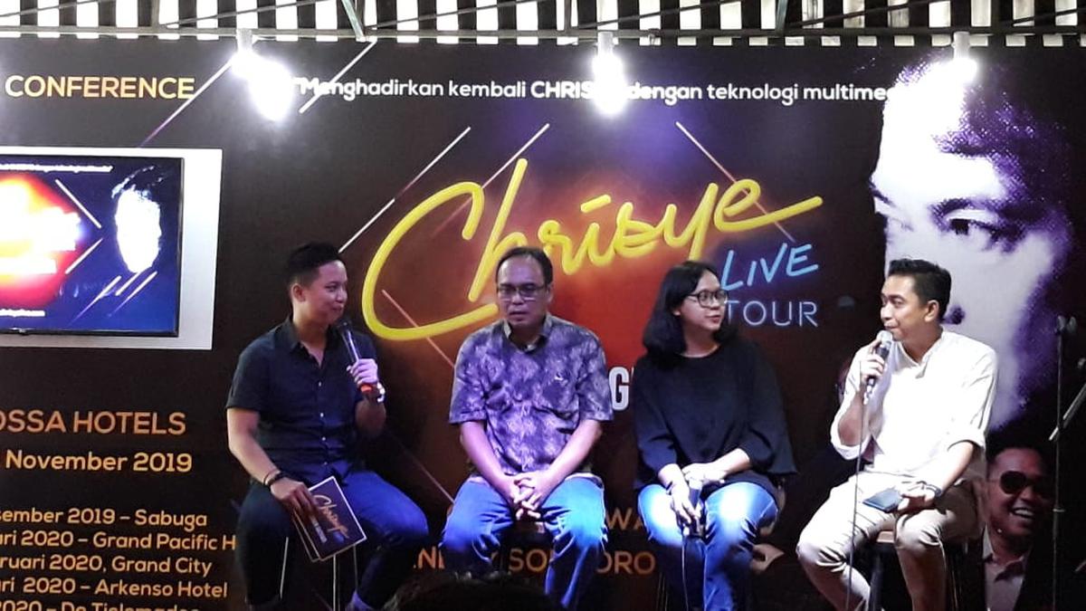 Konser 'Chrisye Live Tour' Hadirkan Chrisye dalam Bentuk Hologram