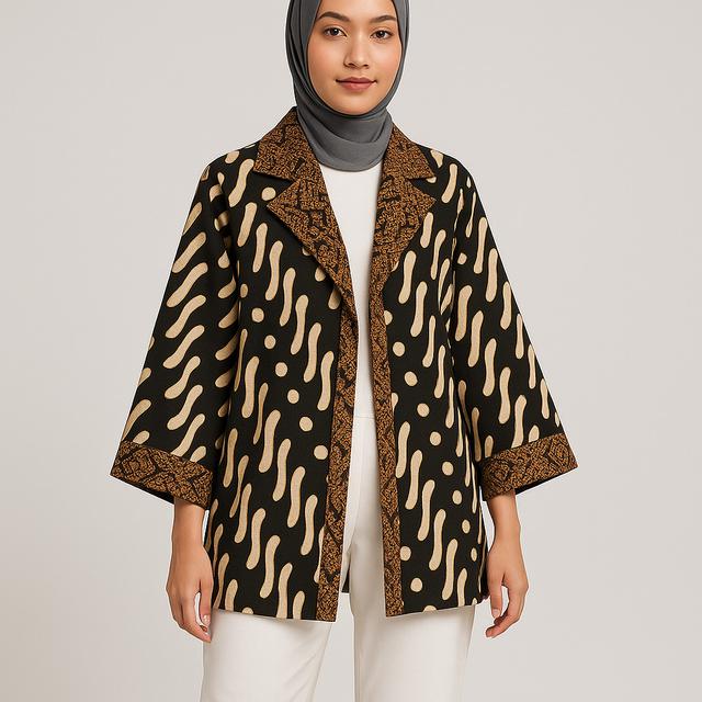 5 Model Outer Batik Hijab Kekinian 2025, Tampilan Etnik dan Stylish