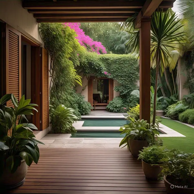 9 Desain Rumah Islami Sederhana dengan Taman Indah, Nyaman untuk ...