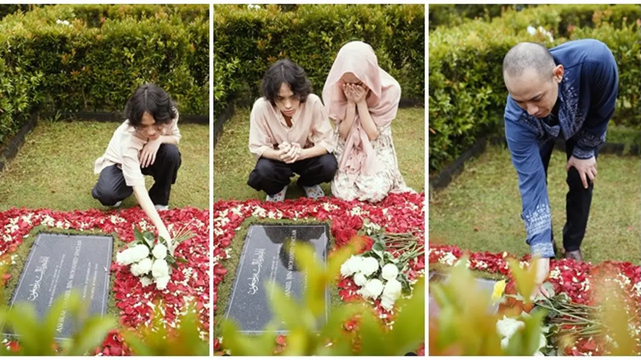 5 Tahun Kepergian Ashraf Sinclair, Ini 6 Momen BCL Ziarah Makam Bersama ...