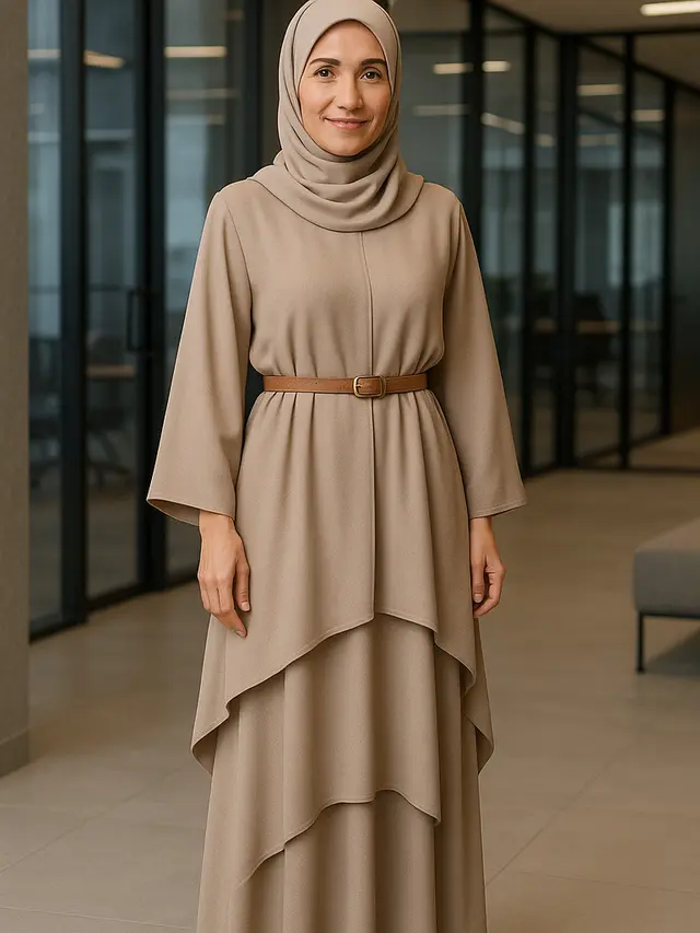 8 Model Kaftan Abaya Terbaru agar Ibu-Ibu 50 Tahun Tampil Jauh Lebih ...