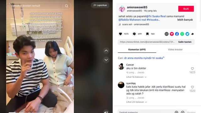 Tri Suaka dan Nabila Maharani Klarifikasi Video Viral Seorang Dokter yang Tuding Ada Artis Tak ...