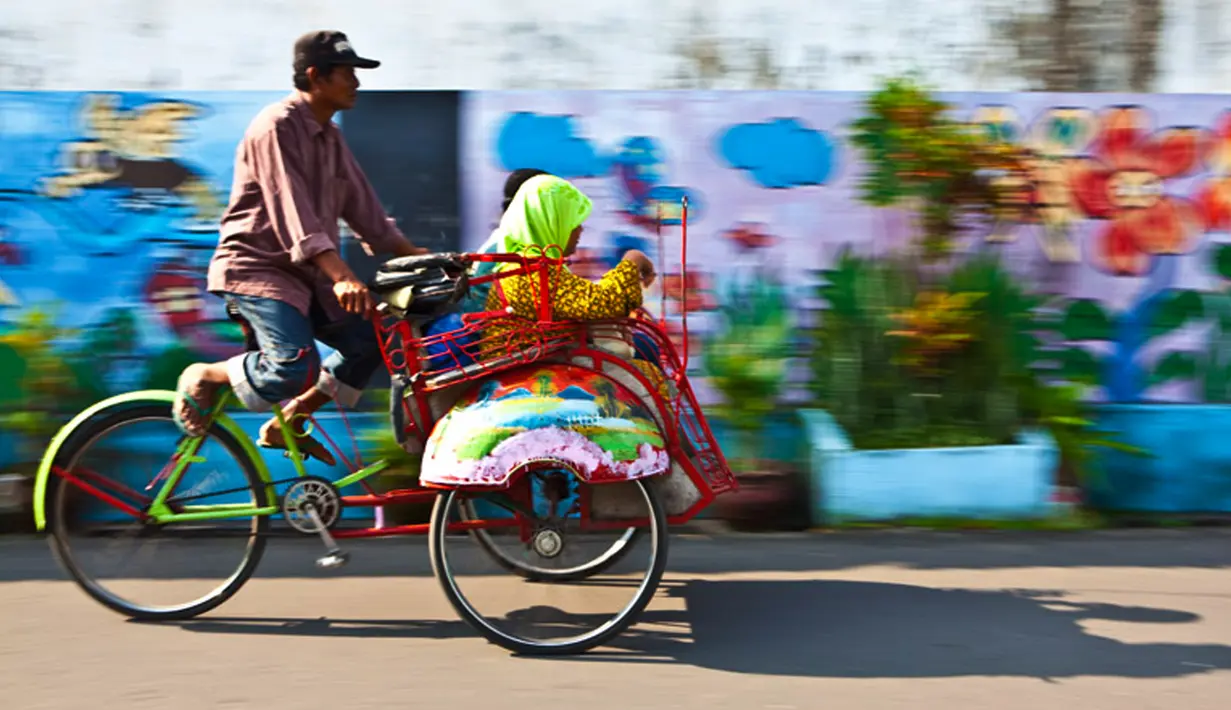 10 Becak Unik dan Keren di Dunia - Foto Liputan6.com