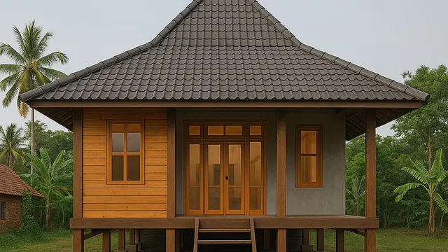 8 Model Rumah Vernakular Kontemporer di Desa, Perpaduan Desain ...