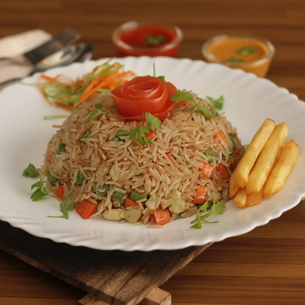 how to make nasi goreng singkat