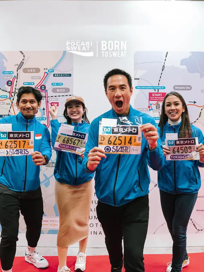 Intip Serunya Daniel Mananta Lari Maraton Bareng Artis Lainnya di Tokyo - Entertainment Fimela.com