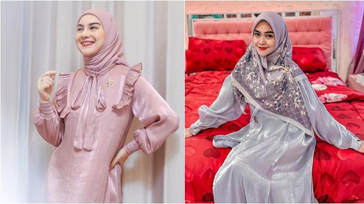 7 Potret Artis Pakai Baju Shimmer, Diprediksi Jadi Tren Lebaran 2024 - Hot Liputan6.com