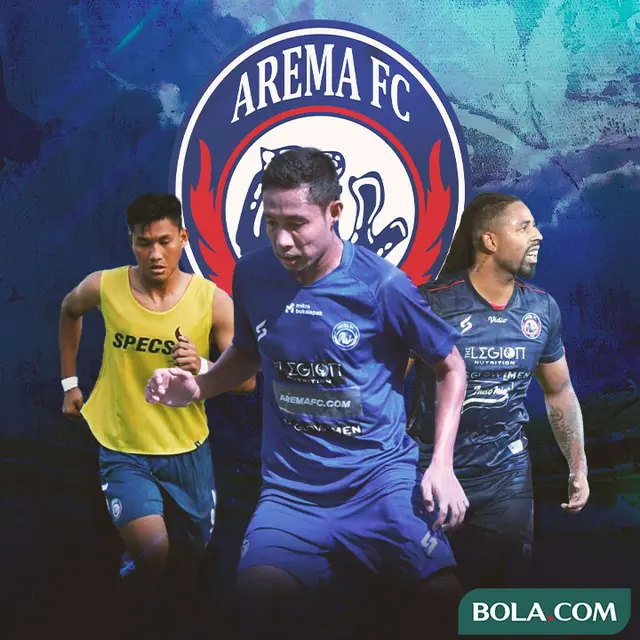 Evan Dimas dan Deretan Pemain Nomor 9 di Arema FC: Mayoritas Penyerang ...