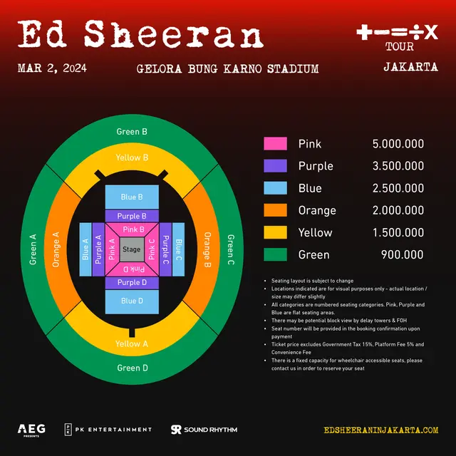 Asyik, Ed Sheeran Bakal Konser di Stadion Utama Gelora Bung Karno pada ...