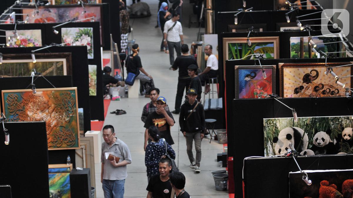 FOTO: Mengunjungi Pesta Seni Rupa Indonesia di Museum Nasional - Foto ...