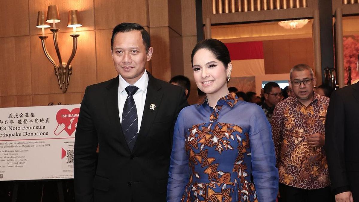 Gaya Formal yang Serasi AHY dan Annisa Pohan Hadir di Ulang Tahun Dubes Jepang Setelah Sah Jadi ...
