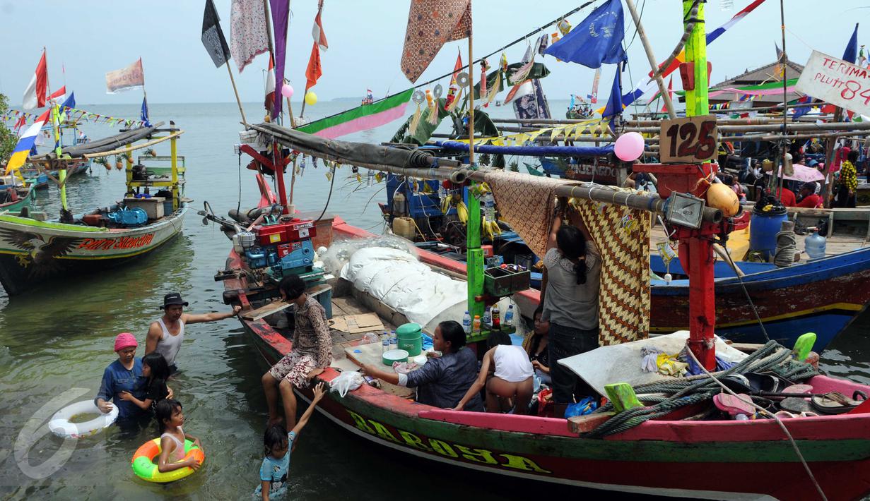 Pesta Laut Nelayan Tradisional Muara Angke - Foto Liputan6.com