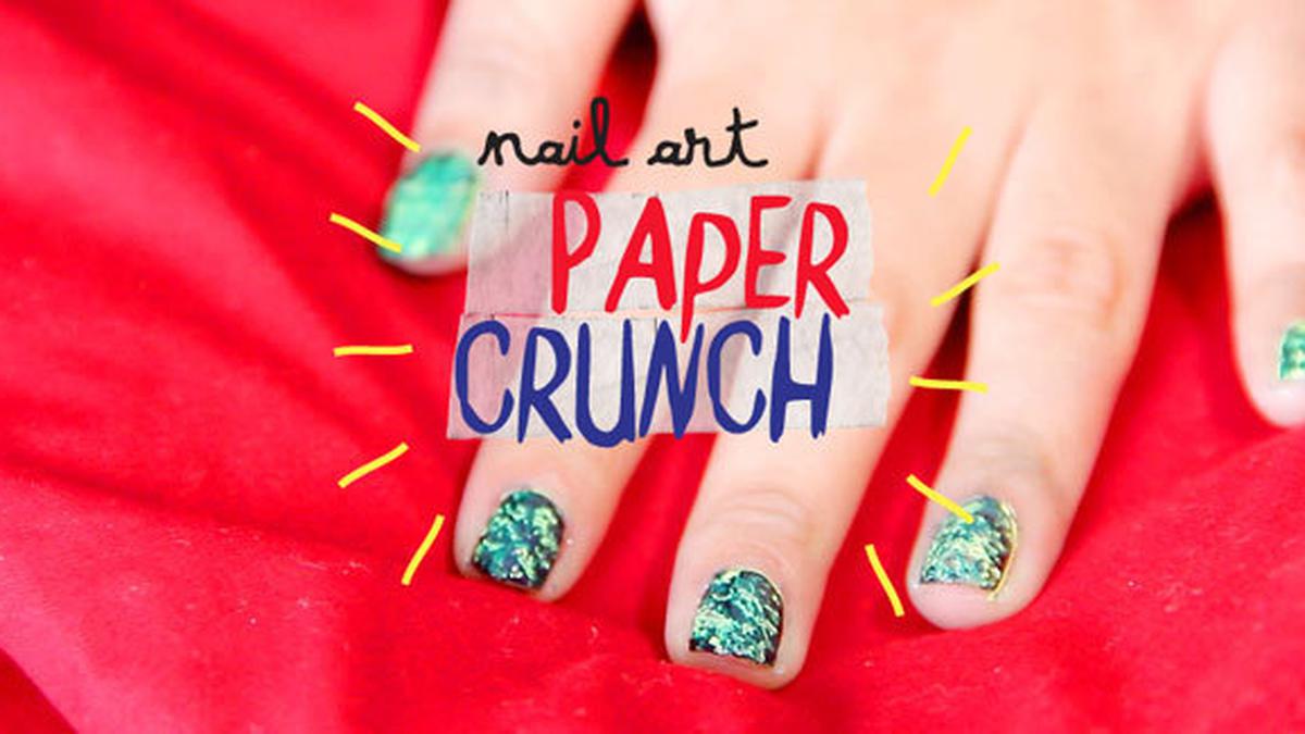 Nail Art CreaCraftive: Paper Crunch - Lifestyle Fimela.com