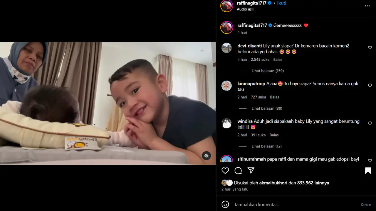 Potret Keluarga Raffi Ahmad dan Nagita Slavina Bersama Bayi Lily, Salah Satunya Sambil Bawa Tas ...