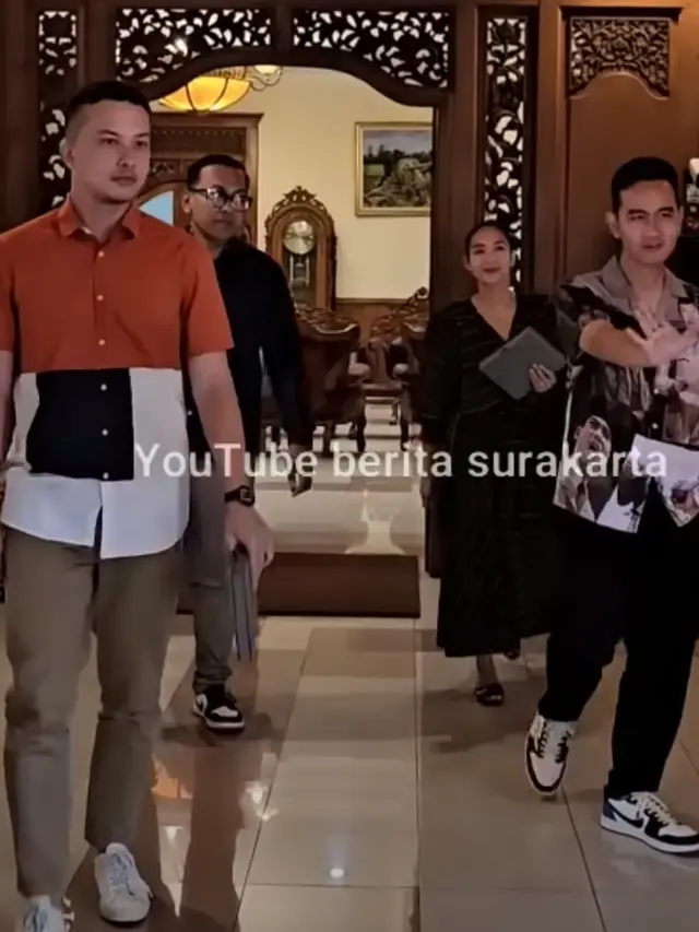 Nicholas Saputra dan Happy Salma Silaturahmi dengan Gibran Rakabuming ...