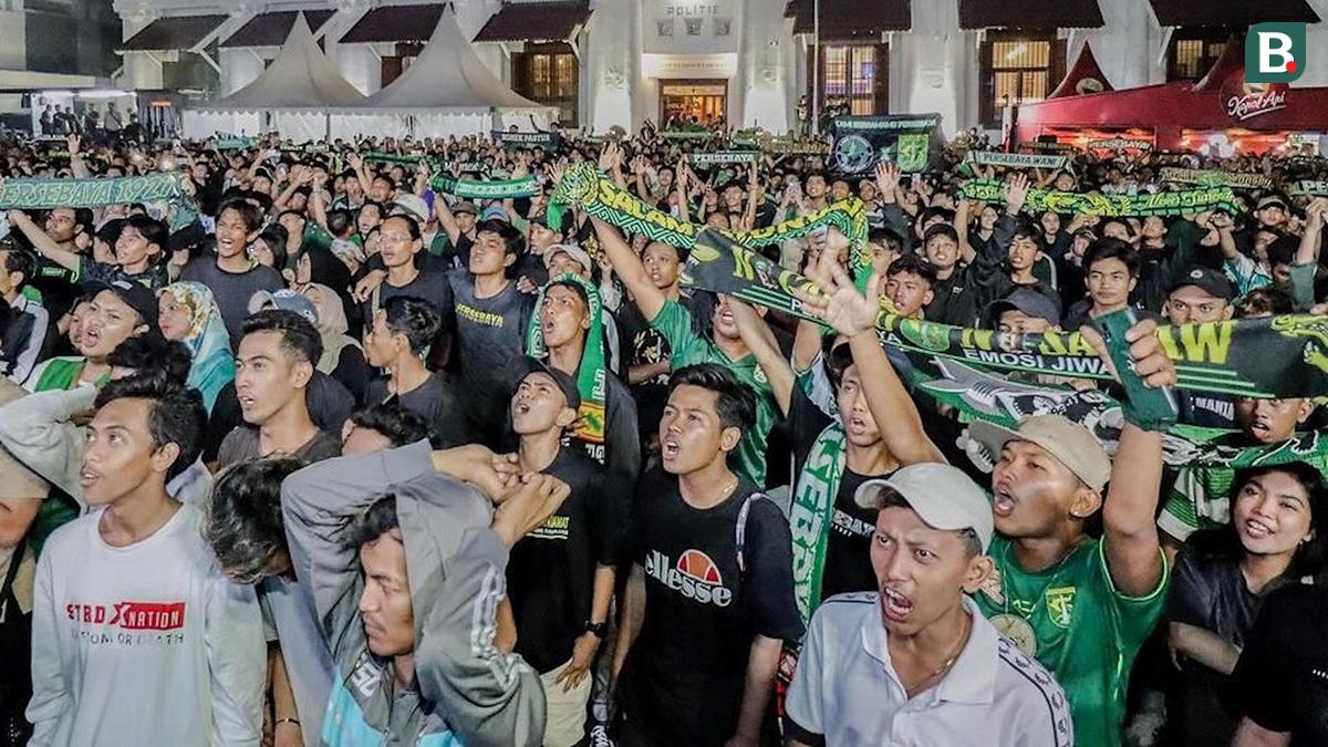 Nonton Bareng Persebaya Pecundangi Arema FC, Bonek Langsung Konvoi di ...