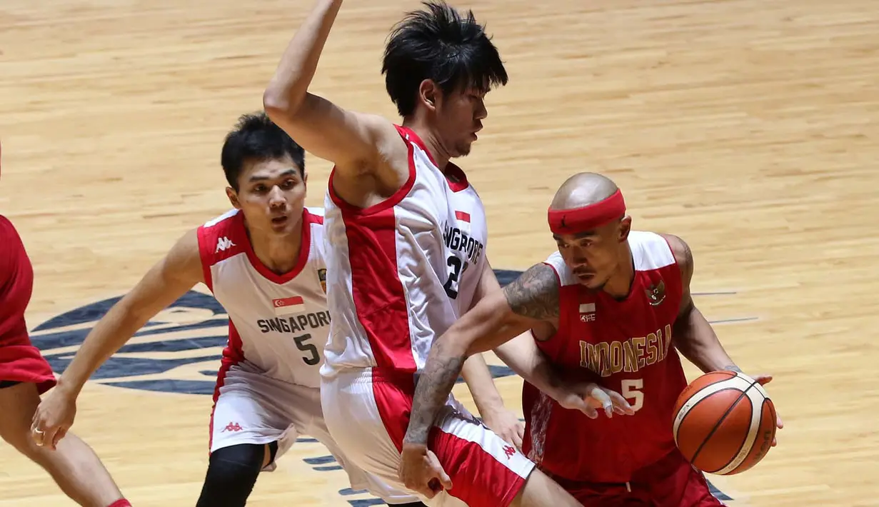 Langkah Tim Basket Putra Indonesia ke Final SEA Games 2015 - Foto Bola.com