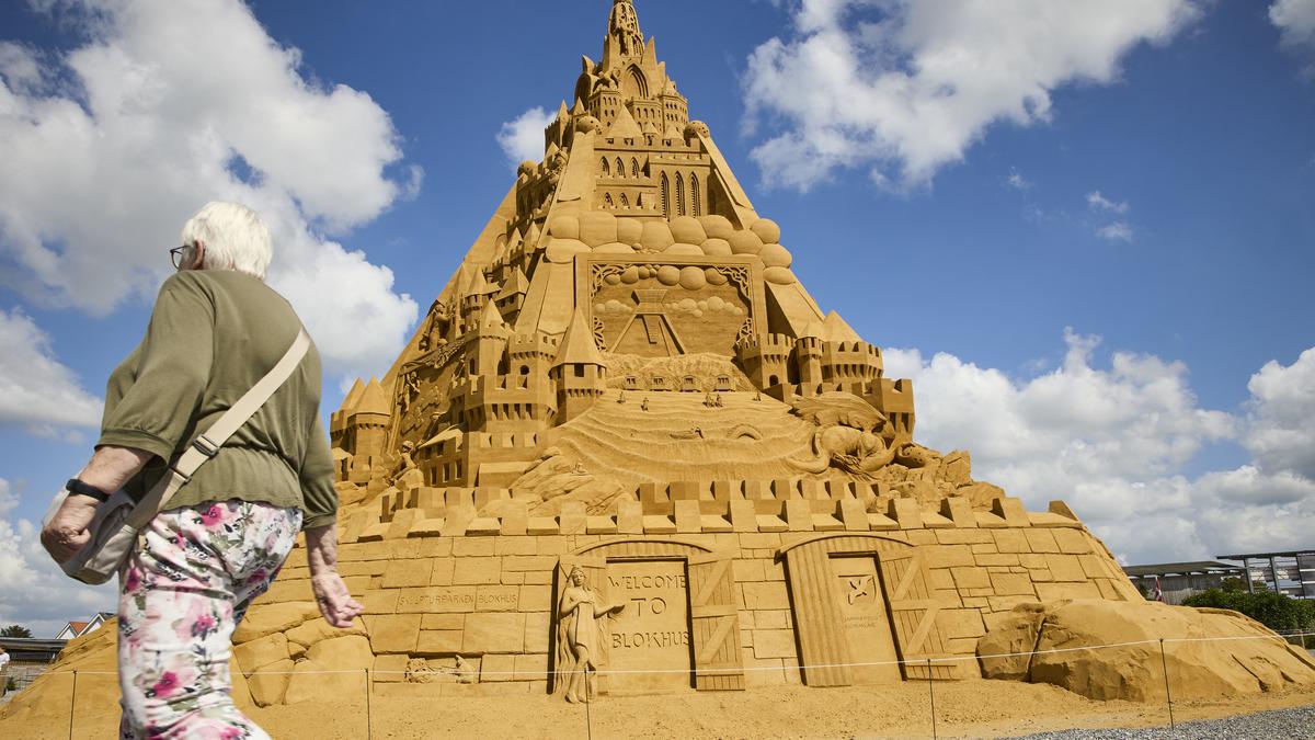 FOTO: Menengok Istana Pasir Tertinggi di Dunia, Ada di Denmark - Foto ...