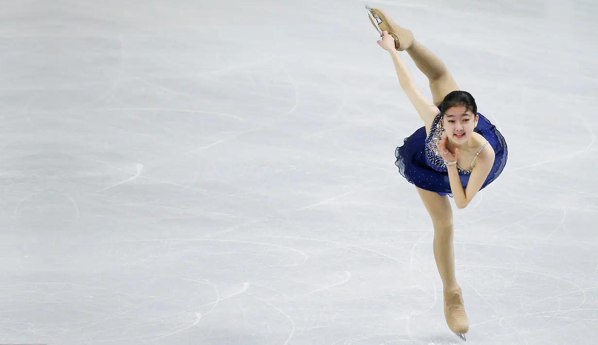 Aksi Memukau Para Atlet Cantik di Kejuaraan Ice Skating Dunia - Foto ...