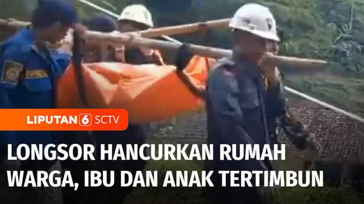 VIDEO: Longsor Hancurkan Rumah Warga di Garut, Ibu dan Dua Anak ...