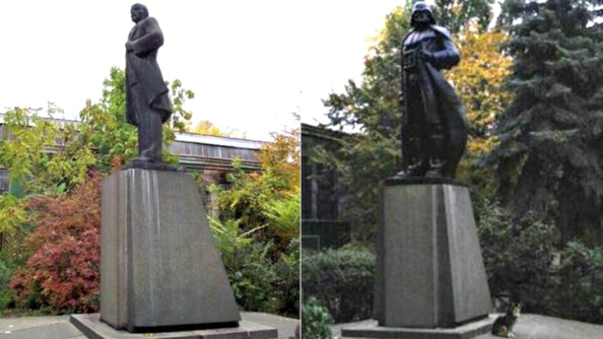 Vladimir Lenin 'Disulap' Menjadi Darth Vader di Ukraina - Global ...