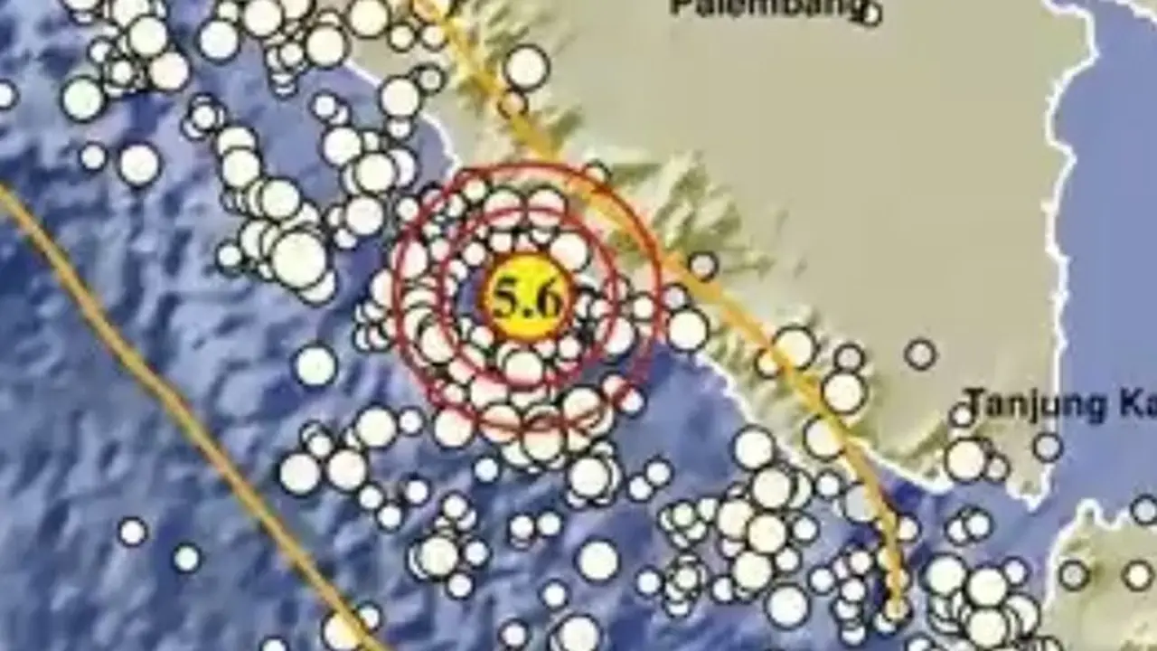 Gempa Magnitudo 5,6 Guncang Bengkulu Selatan, Berpusat di Laut - Regional Liputan6.com